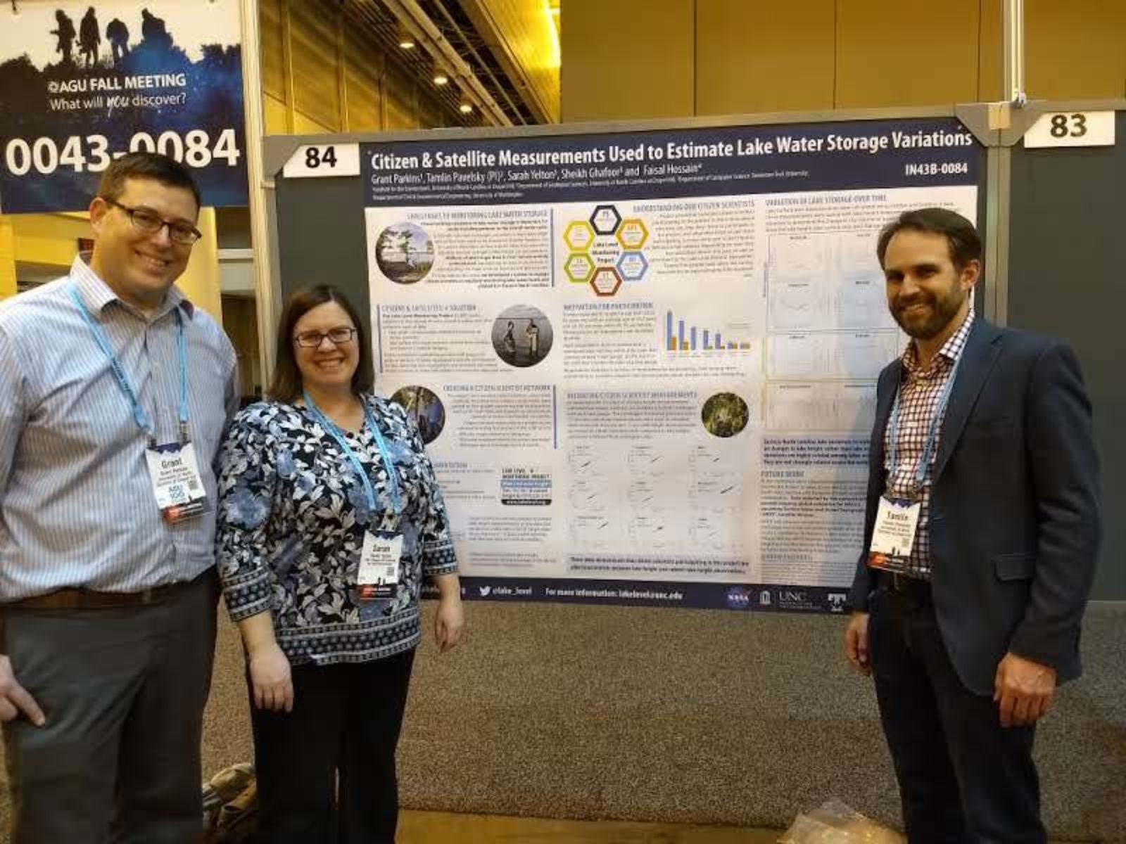 The Lake Level Monitoring Project at AGU - LOCSS